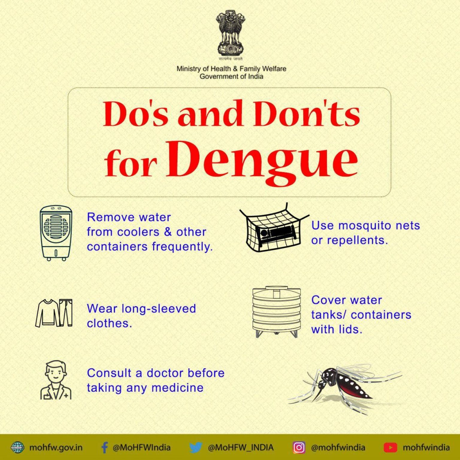Do's and Don'ts for Dengue - The Canara Post