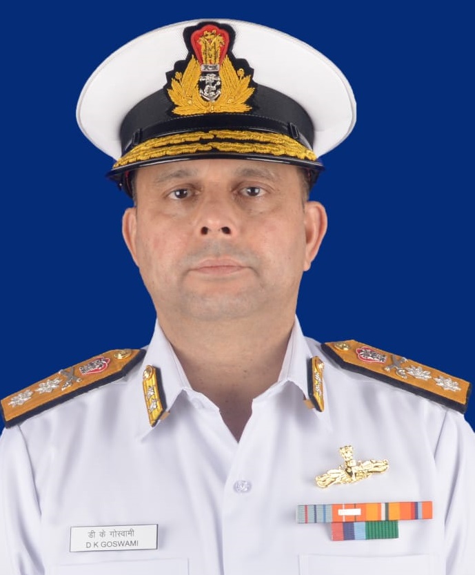 Rear Admiral DK Goswami is Admiral Superintendent of Karwar Naval Ship ...