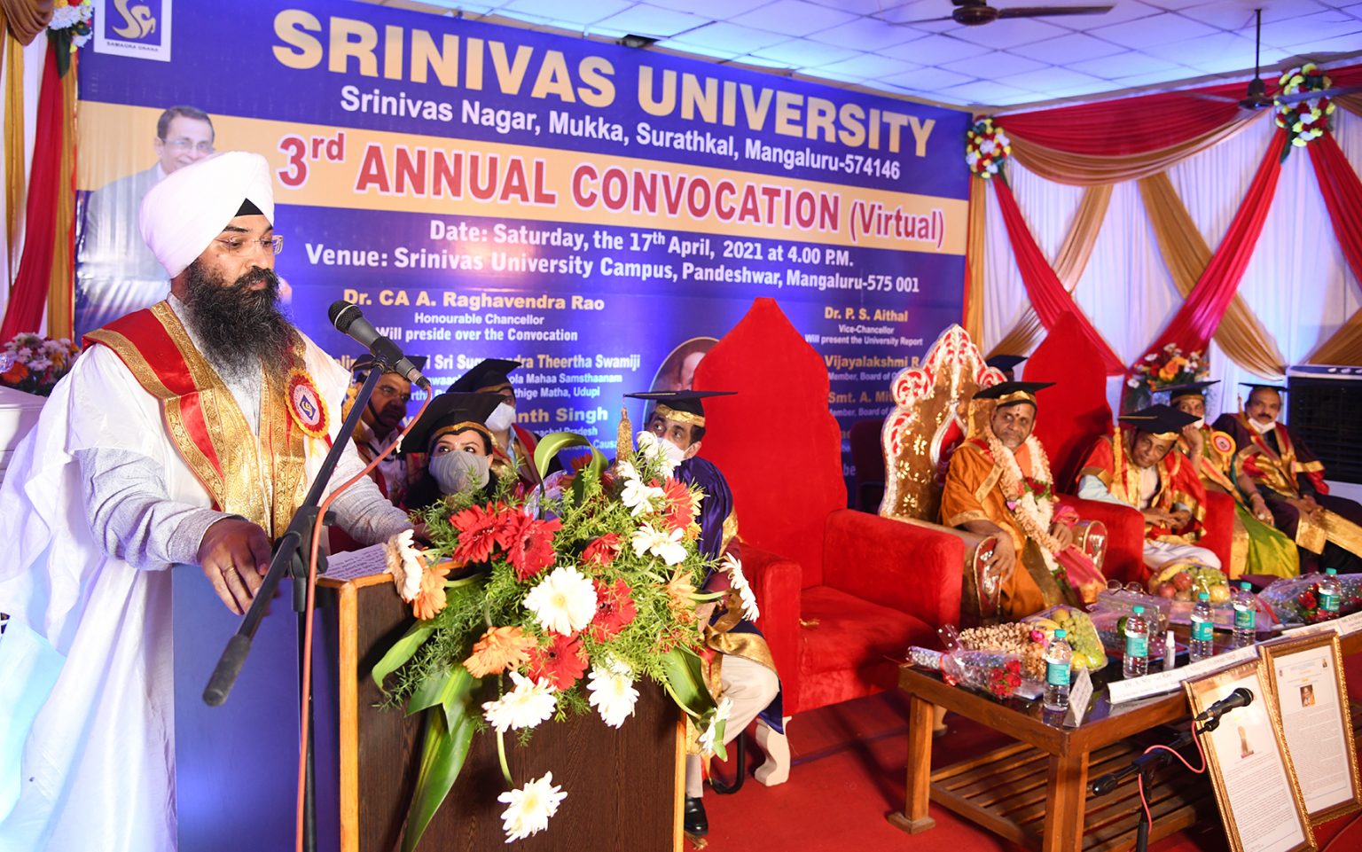 Srinivas University's third annual convocation held - The Canara Post