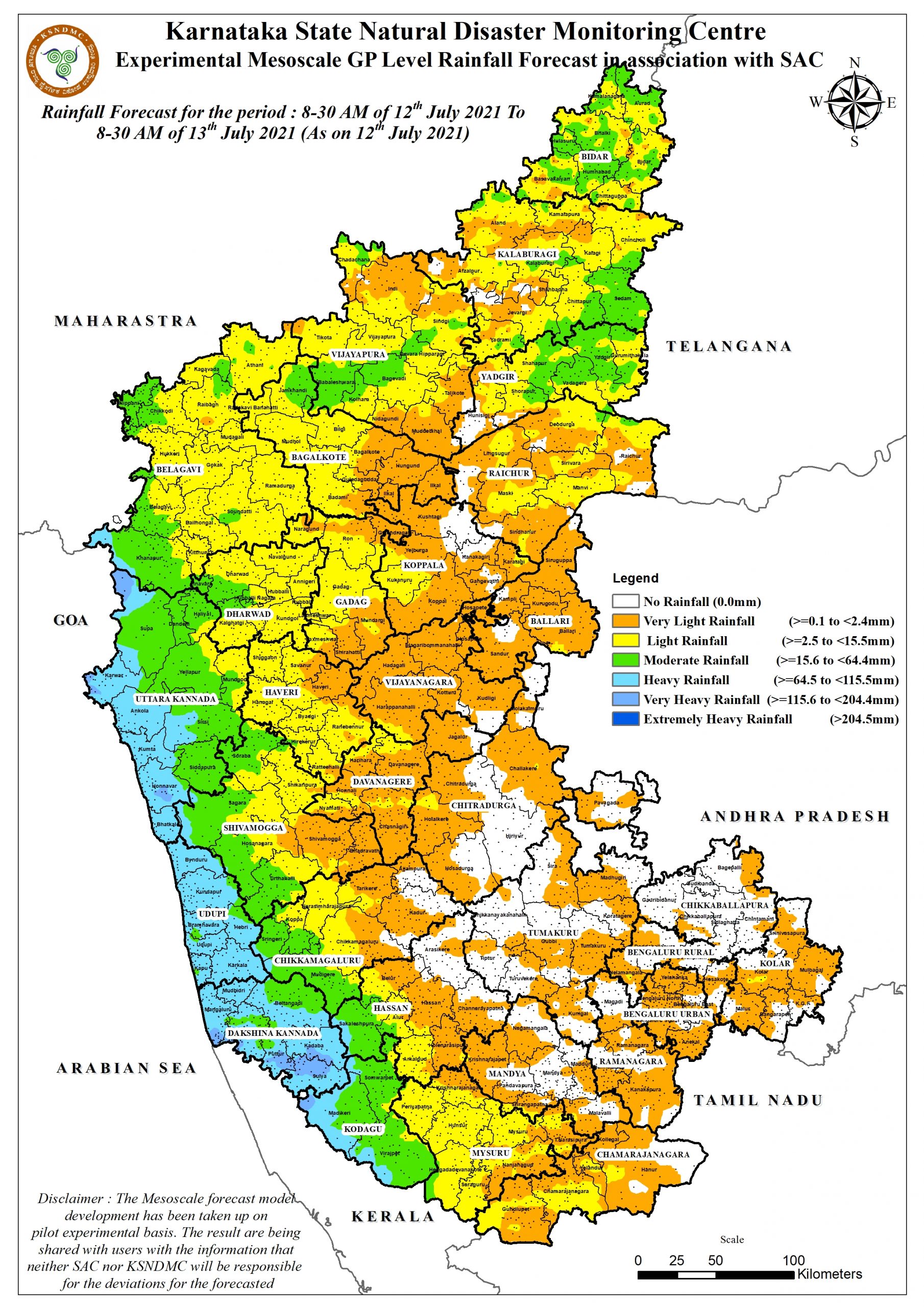 Heavy rain likely to continue in Coastal Karnataka - The Canara Post