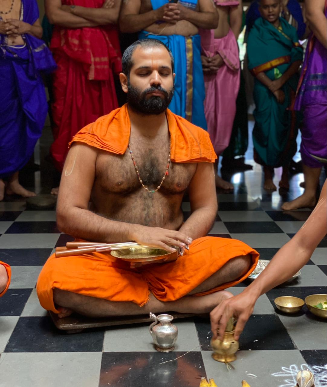 Tapta Mudradharana held at Sode Moola Matha - The Canara Post