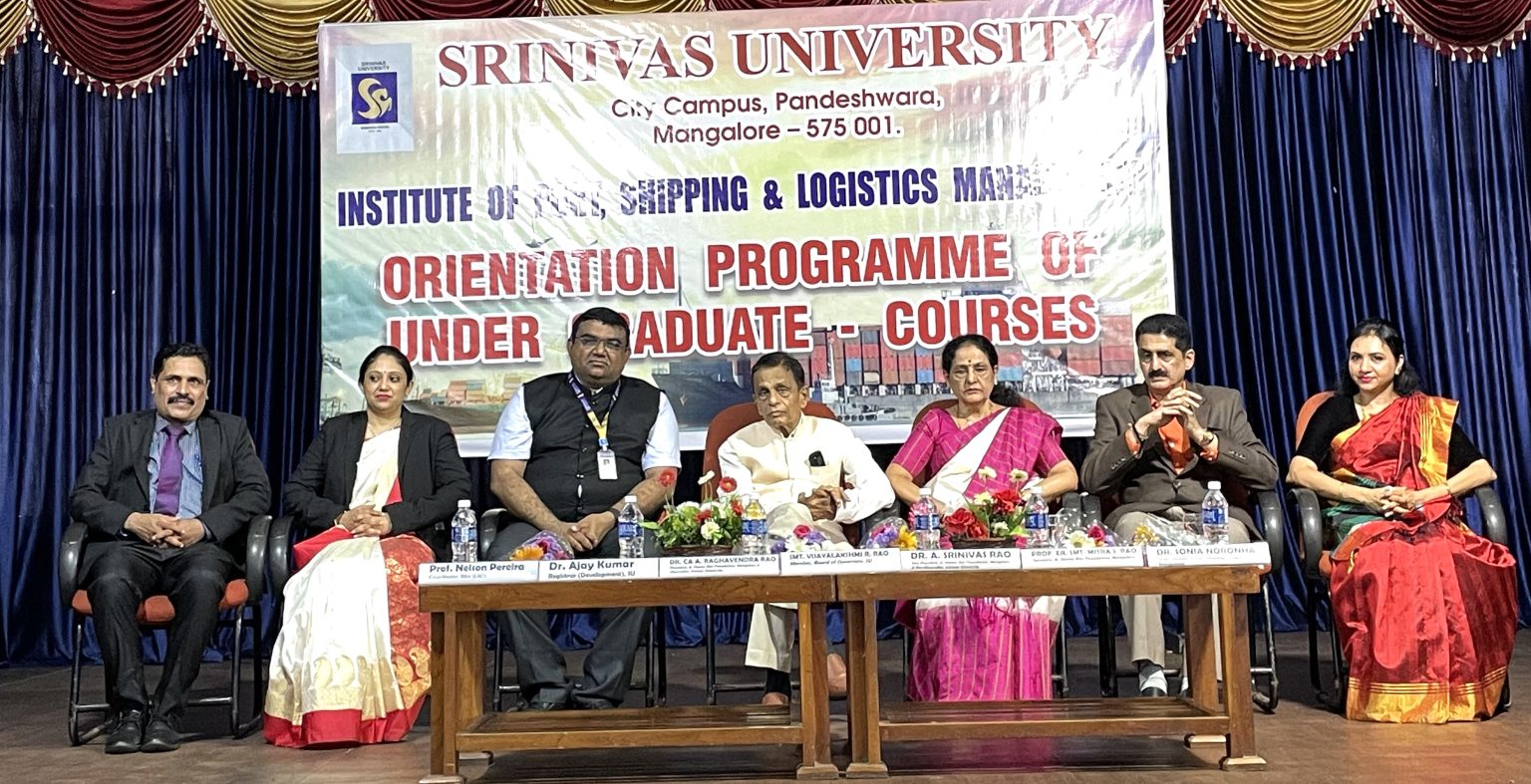 Srinivas University: IPSLM Welcomes New Batch with Orientation ...