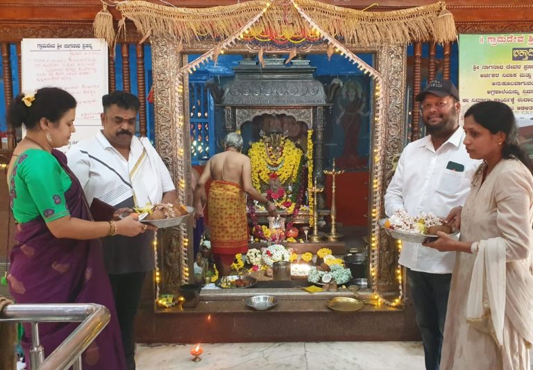 Spiritual Pledge Fulfilled: MLA Satish Sail Visits Sri Naganatha Temple ...
