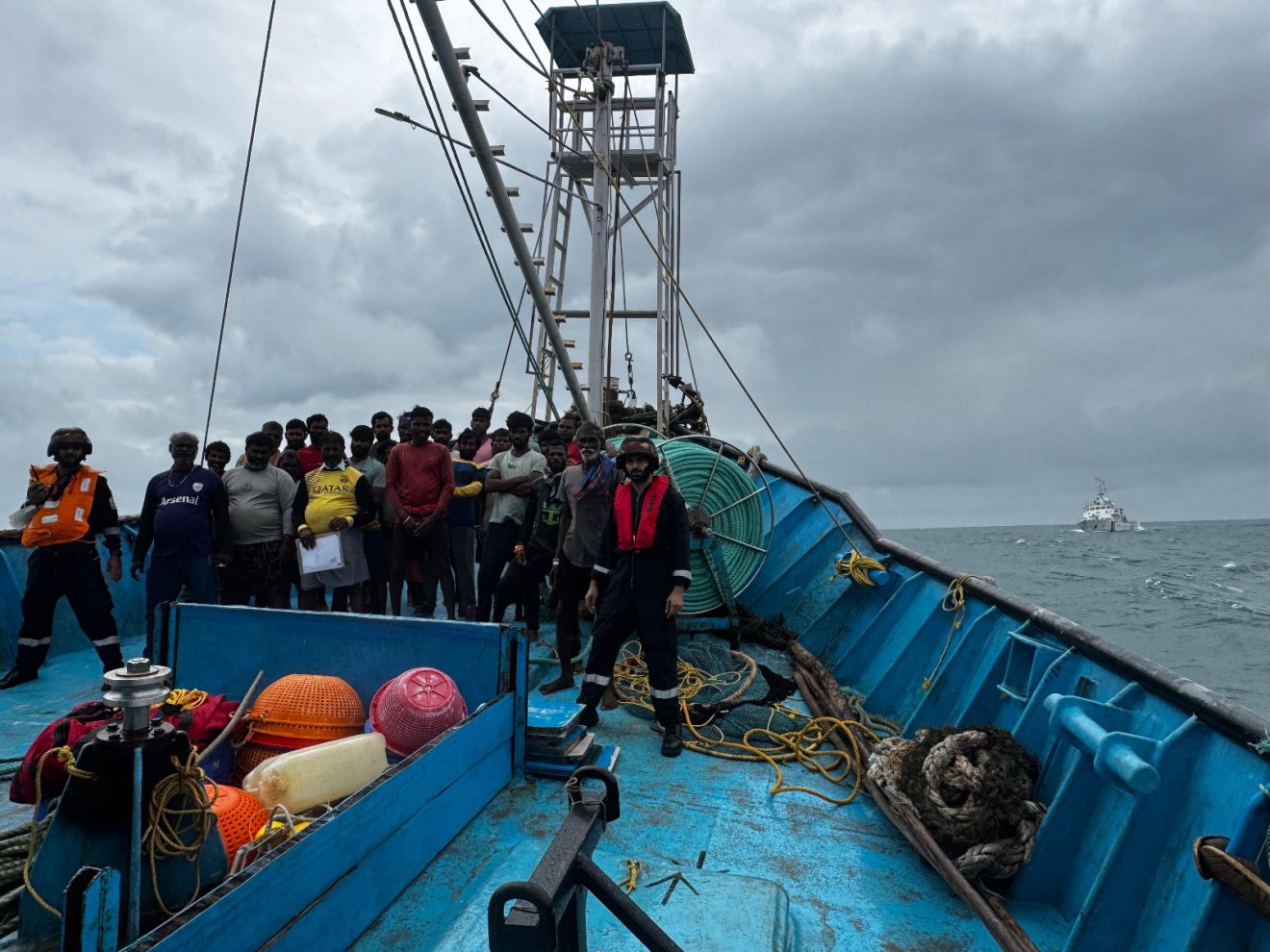 Indian Coast Guard rescues 31 fishermen in daring SAR operation - The ...